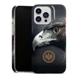 DeinDesign iPhone 13 Pro Handy Premium Case Smartphone Handyh&uuml;lle Schutzh&uuml;lle gl&auml;nzend Eintracht Frankfurt Eagle Official Licensed Product Premium Case