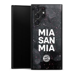 DeinDesign Galaxy S22 Ultra Handy Silikon H&uuml;lle Case schwarz Handyh&uuml;lle Mia San Mia Girl Style Fc Bayern M&uuml;nchen