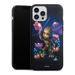 DeinDesign iPhone 13 Pro Max Handy Silikon H&uuml;lle Case schwarz Handyh&uuml;lle Baby Groot Marvel Guardians Of The Galaxy