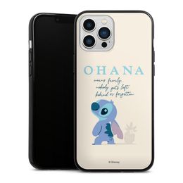 DeinDesign iPhone 13 Pro Max Handy Silikon H&uuml;lle Case schwarz Handyh&uuml;lle Lilo & Stitch Disney Official Licensed Product