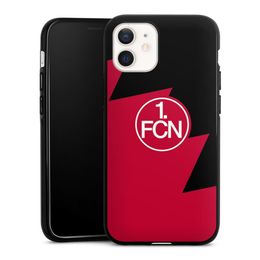 DeinDesign iPhone 12 Handy Silikon H&uuml;lle Case schwarz Handyh&uuml;lle 1. Fc N&uuml;rnberg Merchandise 1. Fcn