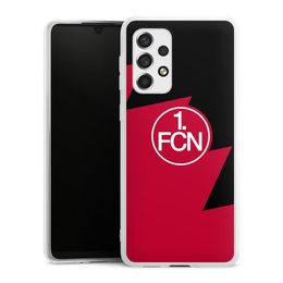 DeinDesign Galaxy A33 5G Handy Silikon H&uuml;lle Case transparent Handyh&uuml;lle 1. Fc N&uuml;rnberg Merchandise 1. Fcn Silikon Case