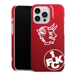 DeinDesign iPhone 13 Pro Handy Premium Case Smartphone Handyh&uuml;lle Schutzh&uuml;lle gl&auml;nzend Devil Official Licensed Product 1. Fc Kaiserslautern Premium Case