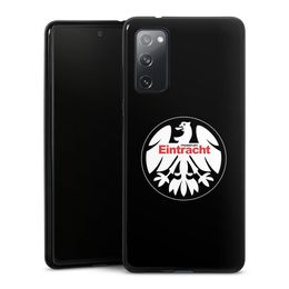 DeinDesign Galaxy S20 FE 5G Handy Silikon H&uuml;lle Case schwarz Handyh&uuml;lle Sge Eintracht Frankfurt Official Licensed Product