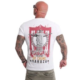 Yakuza T-Shirt Poverty, weiß, L
