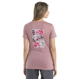 Icebreaker Merino 150 Tech Lite II T-Shirt Community - Frau - Crystal - Größe L