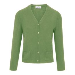 Strickjacke aus 100% Premium-Kaschmir Peter Hahn Cashmere grün