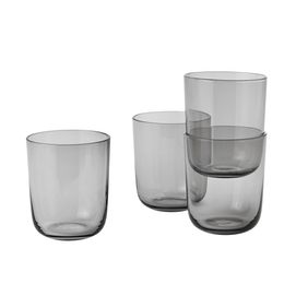 muuto - Corky Trinkglas (4er-Set), tall, grau