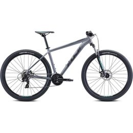 FUJI Bikes Mountainbike Fuji Nevada 29 1.9, 21 Gang Shimano Tourney Schaltwerk, Kettenschaltung, für Damen und Herren, Kettenschaltung, grau