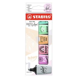 Stabilo Textmarker "Stabilo BOSS MINI - Pastellove 2.0" - 6 Stück