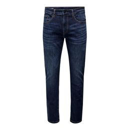 Only & Sons ONLY & SONS Straight-Jeans ONSWEFT REG.DK. BLUE 6752 DNM JEANS NOOS, blau