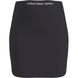 Calvin Klein Jeans Sweatrock LOGO WAISTBAND MILANO SKIRT, schwarz