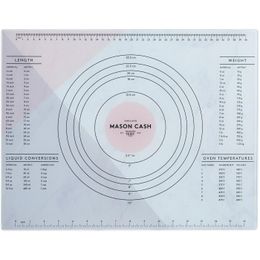 Mason Cash Backmatte, (1-tlg), Glas, mit verschiedenen Masseinheiten, weiß