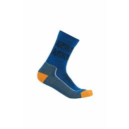 Icebreaker Merino Hike+ Light Socken Crew Natural Summit - Mann - Lazurite/solar - Größe S