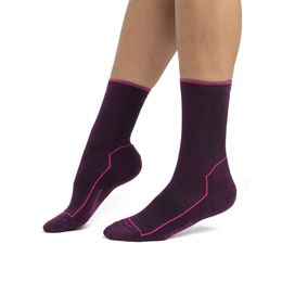 Icebreaker Merinomix Hike Cool-Lite™ Socken 3/4 Crew - Frau - Nightshade/tempo - Größe L