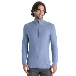 Icebreaker Merino Waypoint Half Zip Pullover - Mann - Kyanite - Größe XL