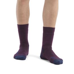 Icebreaker Merino Hike+ Medium Socken Crew - Mann - Nightshade/lazurite - Größe S