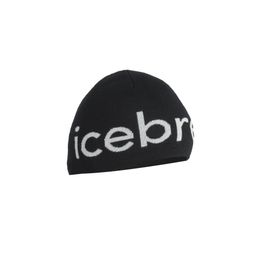 Merino Icebreaker Beanie - Frau - Black/ecru Heather