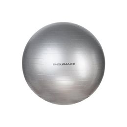 Endurance Gymnastikball, mit 75 cm Durchmesser, silberfarben