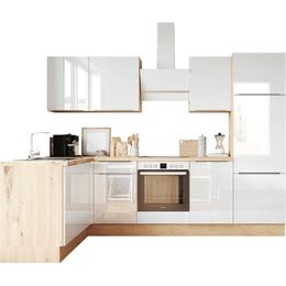 respekta Küchenzeile Safado aus der Serie Marleen, Breite 280 cm, mit Soft-Close, in exklusiver Konfiguration für OTTO, weiß