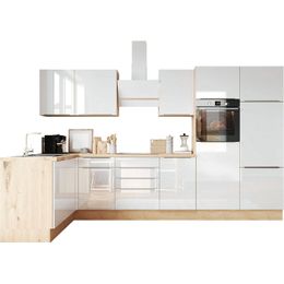 respekta Küchenzeile Safado aus der Serie Marleen, Breite 340 cm, mit Soft-Close, in exklusiver Konfiguration für OTTO, weiß