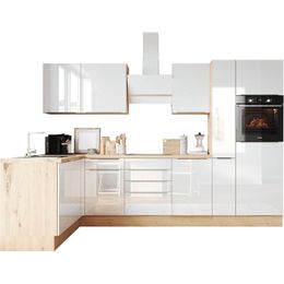 respekta Küchenzeile Safado aus der Serie Marleen, Breite 310 cm, mit Soft-Close, in exklusiver Konfiguration für OTTO, weiß