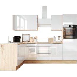respekta Küchenzeile Safado aus der Serie Marleen, Breite 280 cm, mit Soft-Close, in exklusiver Konfiguration für OTTO, weiß