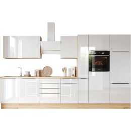 respekta Küchenzeile Safado aus der Serie Marleen, Breite 370 cm, mit Soft-Close, in exklusiver Konfiguration für OTTO, weiß