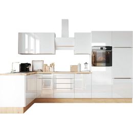 respekta Küchenzeile Safado aus der Serie Marleen, Breite 340 cm, mit Soft-Close, in exklusiver Konfiguration für OTTO, weiß