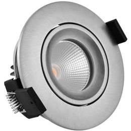 MARKENLOS - Noxion LED-Spot Aqua schwenkbar feuerfest Aluminium 6W 400lm 36D - 927 Extra Warmweiß Ausschnitt 92mm - IP65 - Höchste