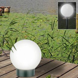 BURI LED-Solar-Kugelleuchte Kugellampe Leuchtkugel Solarlampe Gartenlampe Lichtkugel