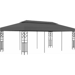 Pavillon Familienzelt Zelt für Camping/Markt/Festival Gartenpavillon 3x6 m Anthrazit XDGN962454 MAISONCHIC