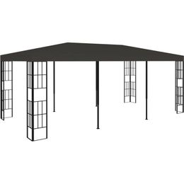 Pavillon Familienzelt Zelt für Camping/Markt/Festival Gartenpavillon 3x6 m Anthrazit XDGN483799 MAISONCHIC