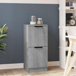 MAISONCHIC - Sideboard Kommode Küchenschrank Aufbewahrungsschrank Grau Sonoma 30x30x70 cm Holzwerkstoff NNDG8035