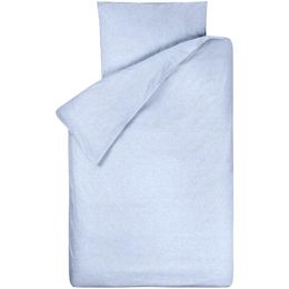 Bink Bedding - Bink Bettwäsche Bo uni hellblau 135 x 200 - Farbe: hellblau