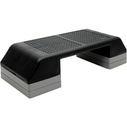 MaxxSport Aerobic Step - 90 cm - Schritt Fitness - Fitness Step - Einstellbare Höhe - black