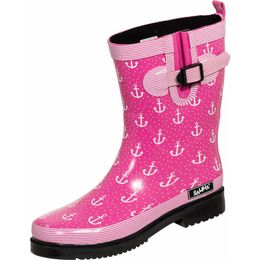 Saliha - Damen Regenstiefel Marleen fuchsia/multi Gr. 40 - Rosa