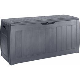 Keter - Tepro Auflagenbox Hollywood 270l graphit Gartenbox Gartentruhe Aufbewahrungsbox