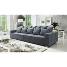 Modernes Big Sofa Wohnlandschaft Sofa Couch Jumbo XXL 3 - hellgrau