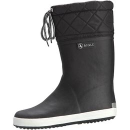 Giboulee Stiefel schwarz/weiß Gr. 24 - Schwarz - Aigle