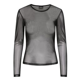 Pieces Shirt 'Ninni' Damen Gr&ouml;&szlig;e M schwarz / transparent