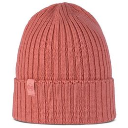 Buff - Knitted Beanie Norval - Mütze Gr One Size rot/rosa