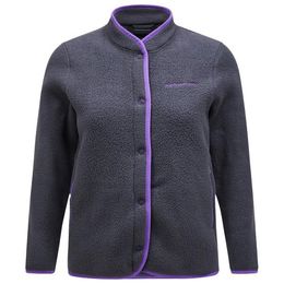 Peak Performance - Women's Fleece Snap Cardigan - Fleecejacke Gr XS grau/blau