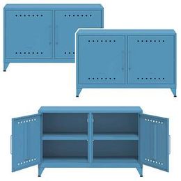 AKTION: 3 Bisley Sideboards Fern Cabby, FERCAB605P3 blau 114,0 x 40,0 x 72,5 cm