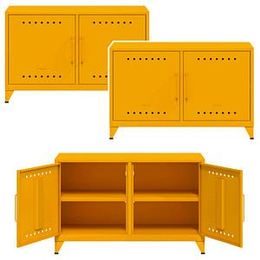 AKTION: 3 Bisley Sideboards Fern Cabby, FERCAB642P3 gelb 114,0 x 40,0 x 72,5 cm