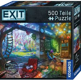 Kosmos Puzzle EXIT, Das Puzzle, Das verborgene Atelier, 500 Puzzleteile, Made in Germany, bunt