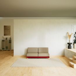 MYCS Sofa 2-Sitzer Kaschmir­beige Wolle - Elegantes, gemütliches 2-Sitzer Sofa: Hochwertige Qualität, einzigartiges Design - 160 x 75 x 98 cm, konfigurierbar