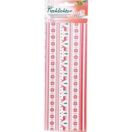 Folia Transparentpapier Tischlichter Weihnachtszauber 10,0 x 27,0 cm 115 g/qm, 10 Blatt