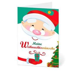 Luma Weihnachtskarte Wünsche an den Weihnachtsmann DIN B6