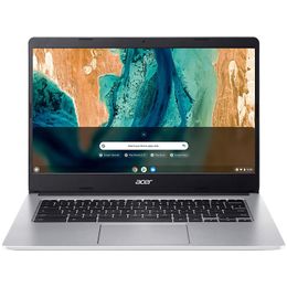 Acer 314 (CB314-2H-K7E8), Chromebook, mit 14,0 Zoll Display, MediaTek Kompanio, 4 GB RAM, 128 eMMC, Mediatek Mali-G72, Silver, Google Chrome OS